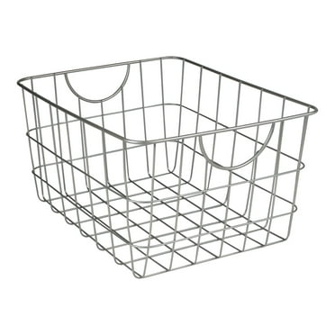 Spectrum Diversified Steel Utility Wire Storage Basket with Curved Easy ...