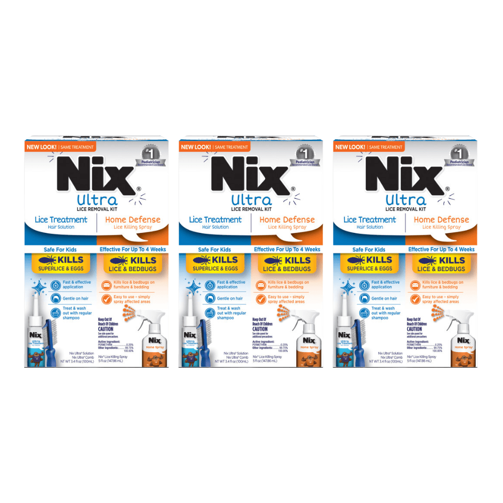 Nix Ultra Super Lice Removal Kit, Lice Removal Treatment For Hair and ...