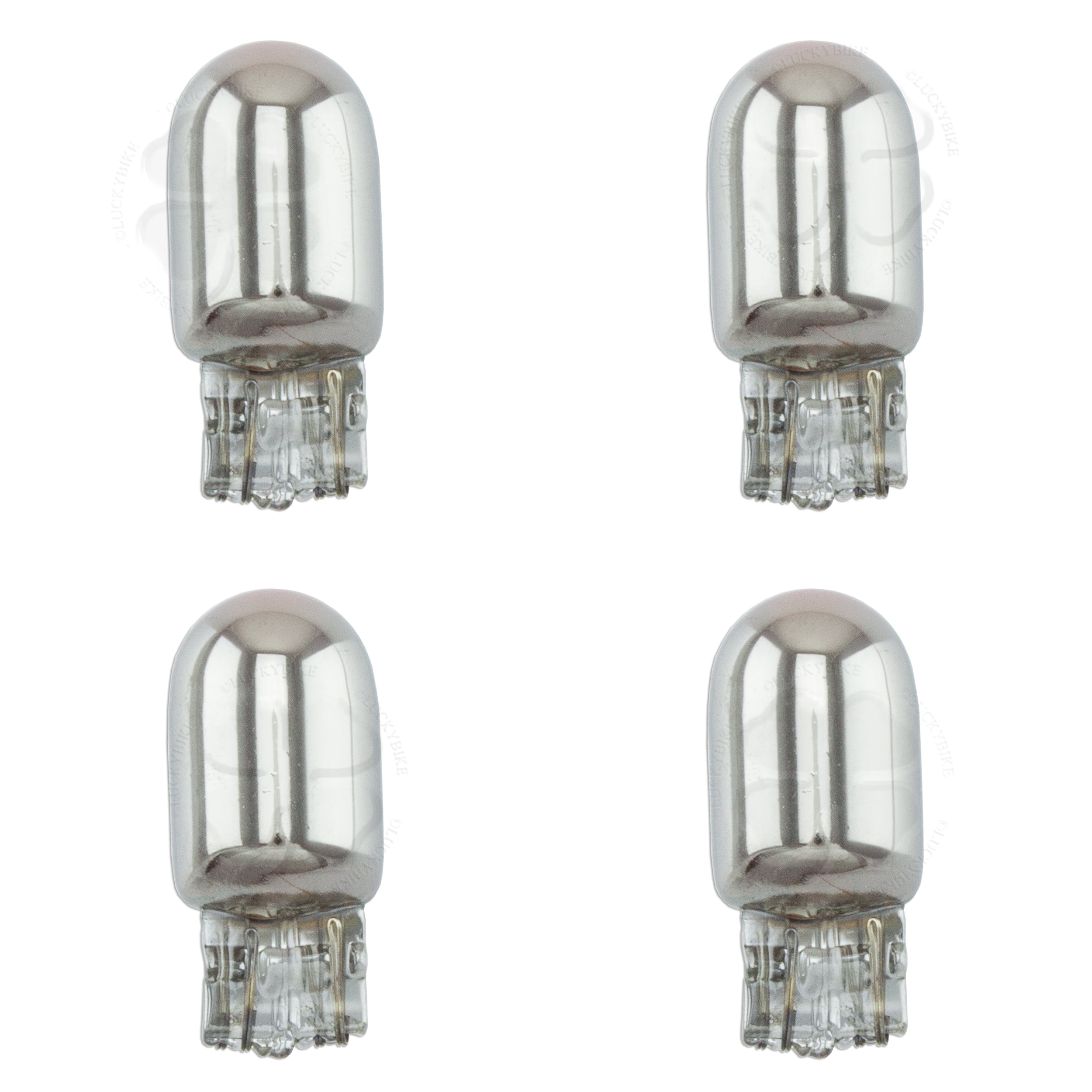 4x Light Bulb Chrome Turn Signal Blinker Dual Filament Lamp T20 7443 ...