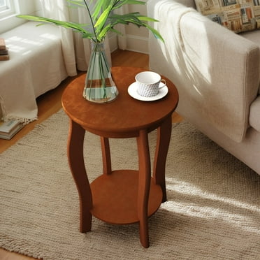 Oriental Furniture Korean End Table with 3 Drawers, Asian, Oriental ...