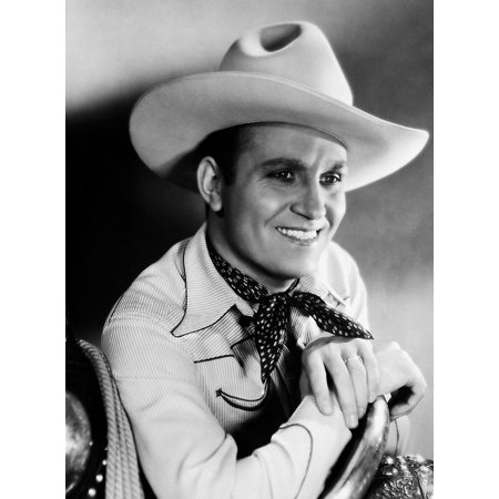 Gene Autry smiling in Cowboy Hat and Cowboy Outfit Poster | Walmart Canada