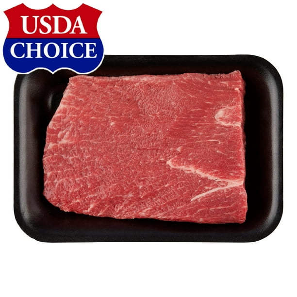 Beef Choice Angus Flat Iron Steak, 0.45 - 0.9 lb, Tray - Walmart.com