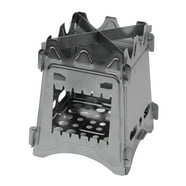 Outdoor Camping Wood-burning Stove Backpacking Portable Survival BBQ ...