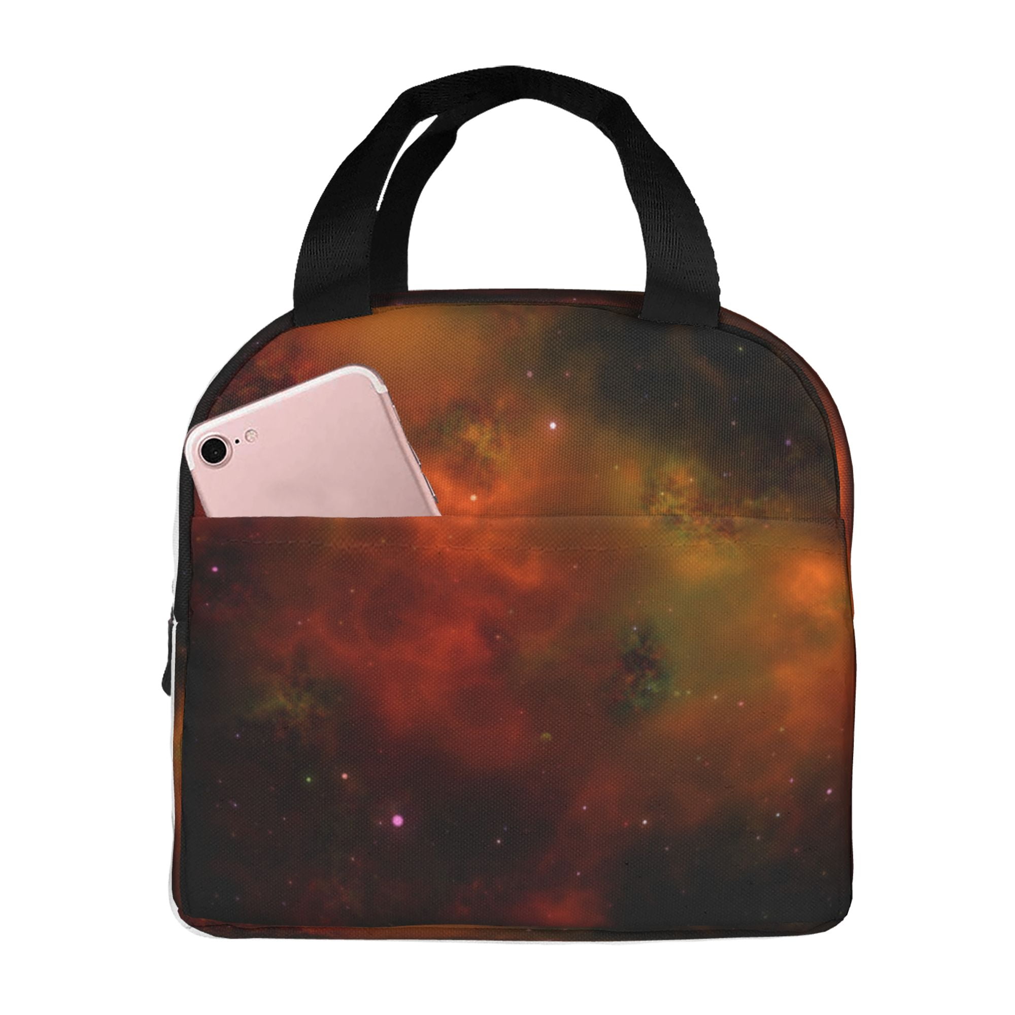 Space Science Fiction Insulated Lunch Bag for Women Men , Reusable Cute ...