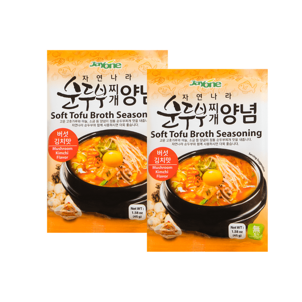 Jayone Soft Tofu Broth Seasoning Mushroom Kimchi / Seafood - Walmart.com