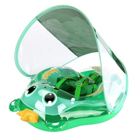 Baby Swimming Pool Floats With Canopy, Inflatable Transparent Monster ...