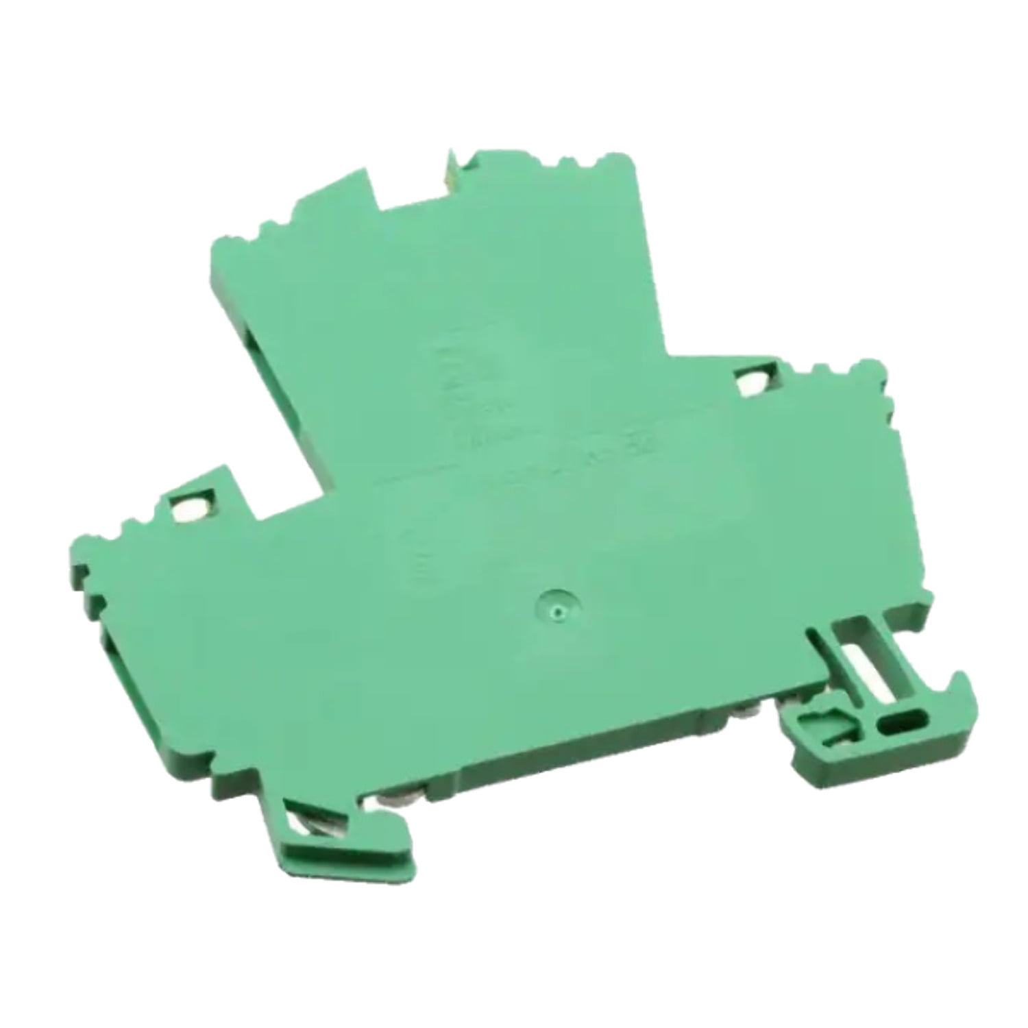 1036300000 Terminal Block Connector 4 Position Ground, Earth Green ...