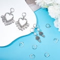 80Pcs Silver Earring Hooks Bulk Earring Findings Stainless Steel French ...