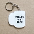 Best Boss Acrylic Keychain | Gift idea, office show, tv show, acrylic ...