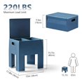 Bedside Table with Storage Space Multifunctional Plastic End Table ...