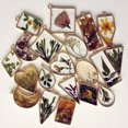 10x Geometric Hollow Square Framework Pressed Flower Frame Pendant ...