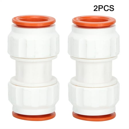 2Pcs PPR Plastic Pipe Adapter Accessories Water Pipe Connector Straight ...