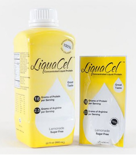 LiquaCel Oral Protein Supplement, Lemonade Flavor, 32 oz. Bottle, Ready ...