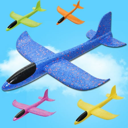 Airplane Toys,48cm Large Throwing Foam Plane,Flight Mode Glider Plane ...
