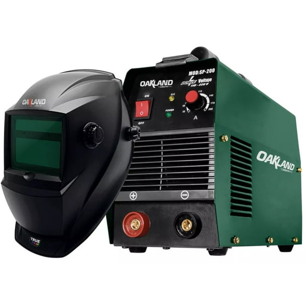 Soldadora Inverter OAKLAND 200 AMP CON Careta Electronica True Colors ...