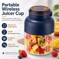 28/45 Oz Portable Wireless Juicer Cup,180W Rechargeable USB Personal ...