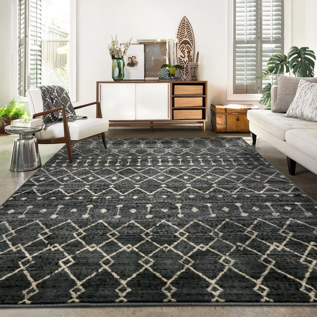 Vintage Rug 2x3 Modern Geometric Doormat Tribal Accent Mat Indoor ...