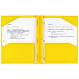 Five Star Stay-Put Plastic and Prong Folder, Harvest Yellow (340300E ...