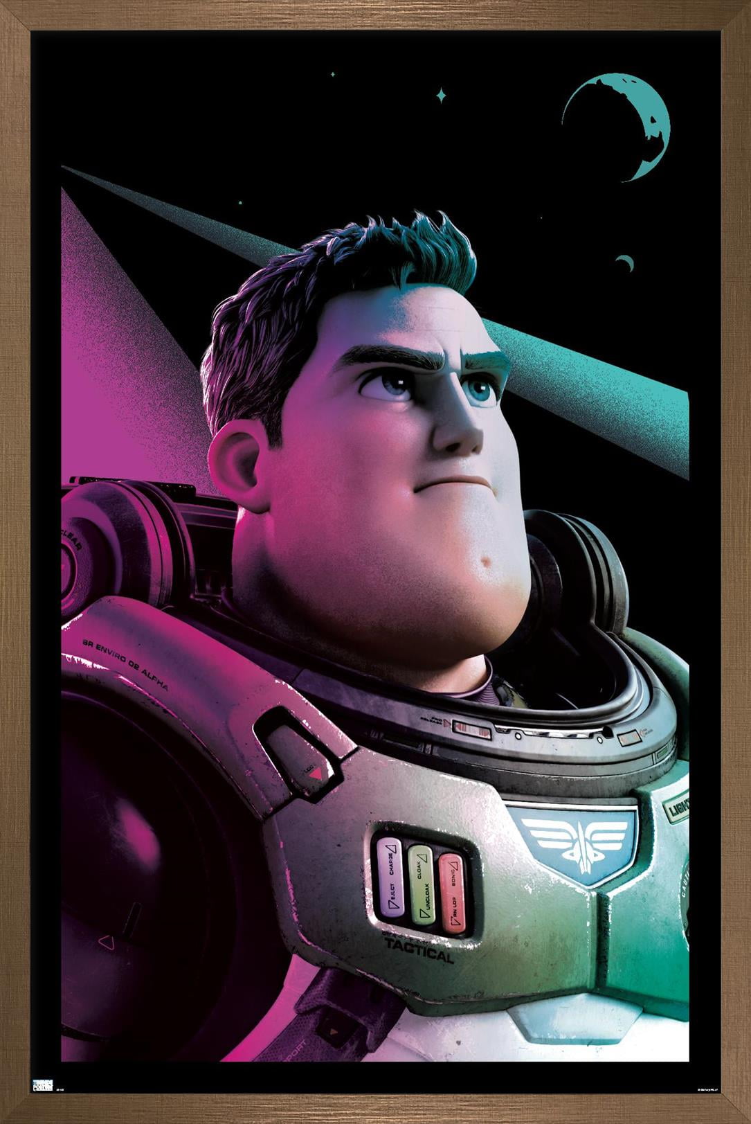 Disney Pixar Lightyear - Buzz Wall Poster, 22.375" x 34" Framed ...