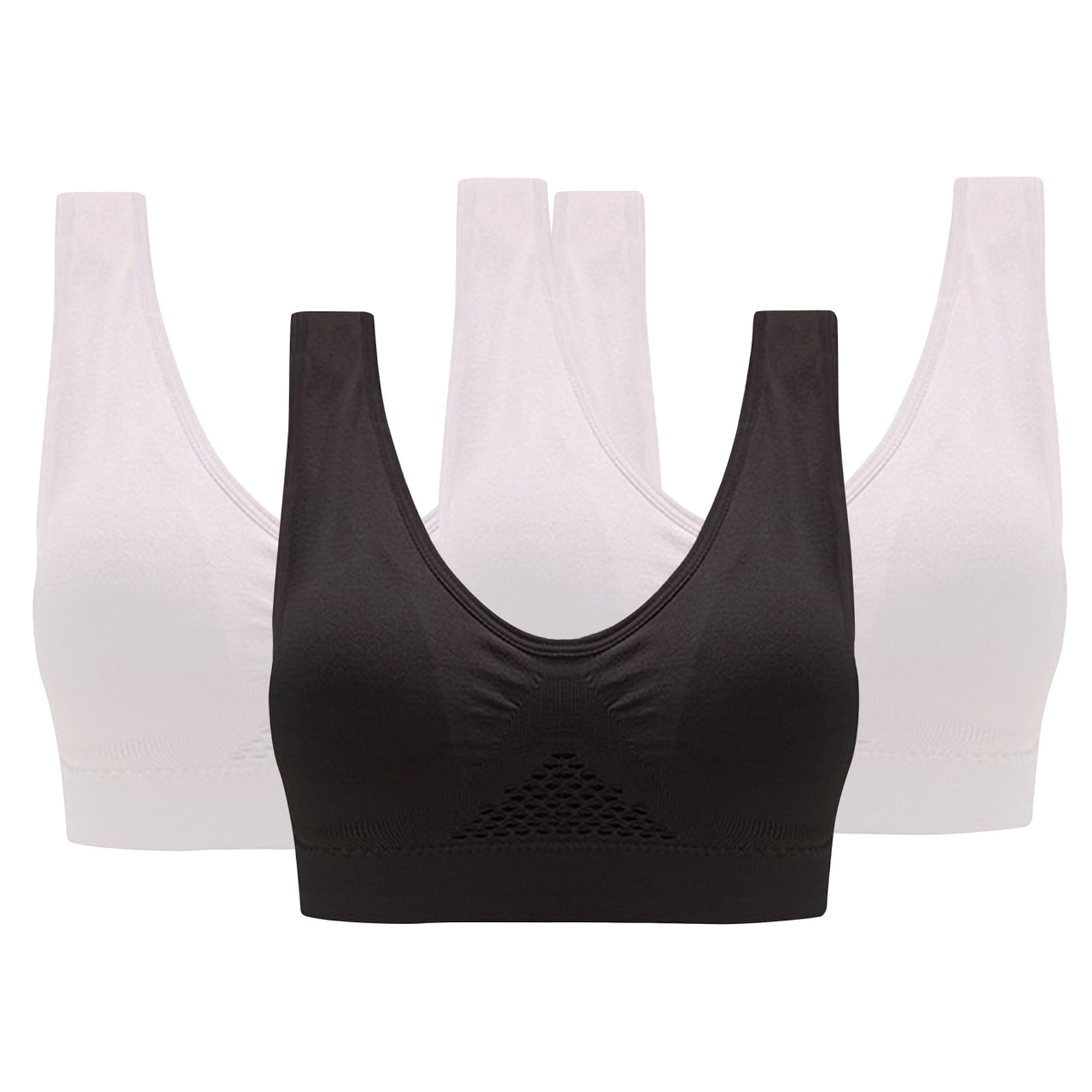 Click here for Pisexur 3 Piece Bras For Women Solid Color Seamles... prices