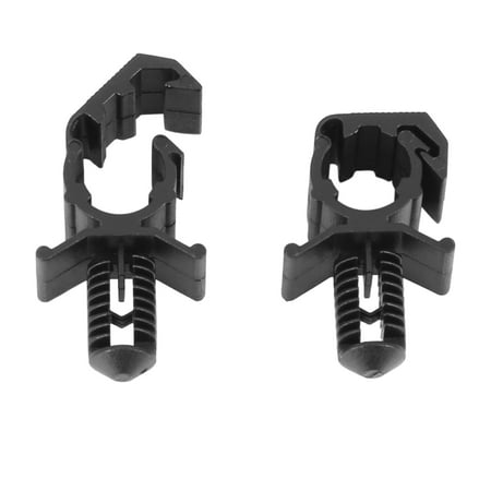 10pcs 22.8mm Black Plastic Car Auto Wiring Harness Moulding Retainer ...
