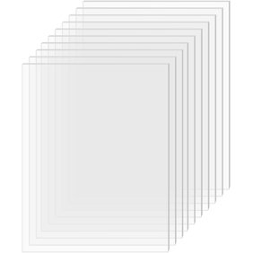 Displays2go Clear Acrylic Risers for Counters, Set of 5 U-shaped ...