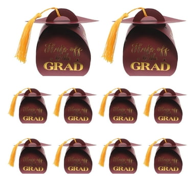 Gazdag Graduation Party Favors, 30 Pack Grad Cap Goodie Boxes for Candy ...