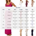 HTNBO Women's Casual Slim Fitted Crew Neck Maxi Dress, Sleeveless Tank ...