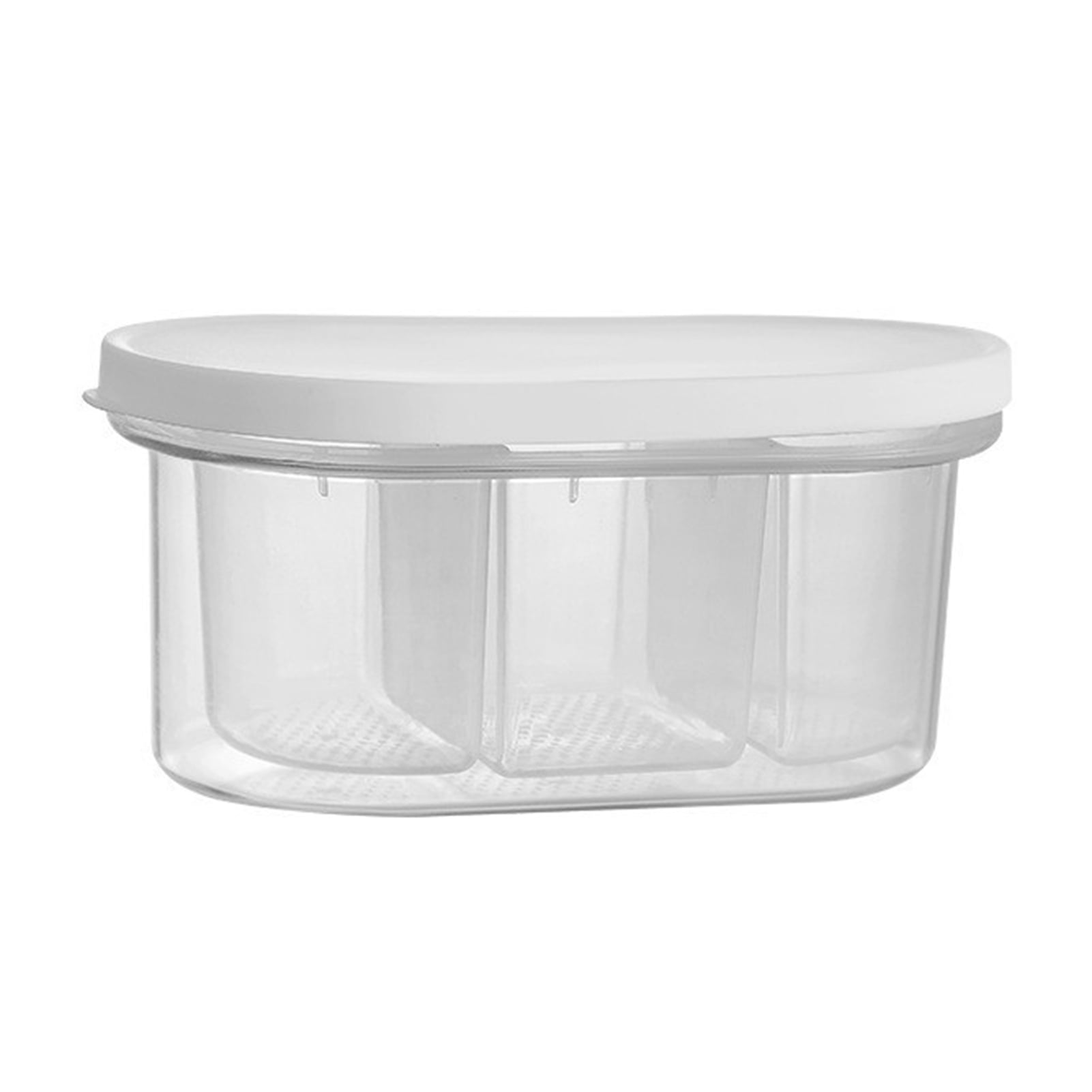 Stackable Kitchen Storage Box - Space-saving, Grooved Draining Hole ...