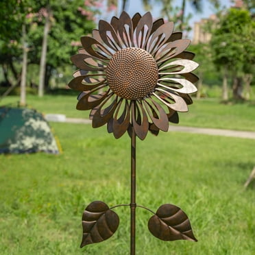 SalonMore 8Ft Tall Windmill Weather Resistan Ornamental Wind Wheel ...