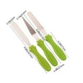 Baking Spatula Set, Stainless Steel Kitchen Tools, 3-piece Cake ...