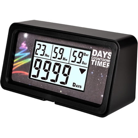 MEEYregJRMEEYregHM200 Digital 9,999 Day Countdown Clock Timer Days LCD ...