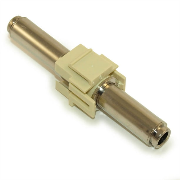 Keystone Jack Insert/Coupler Type: Stereo TRS 1/4" Audio Jack, Ivory ...