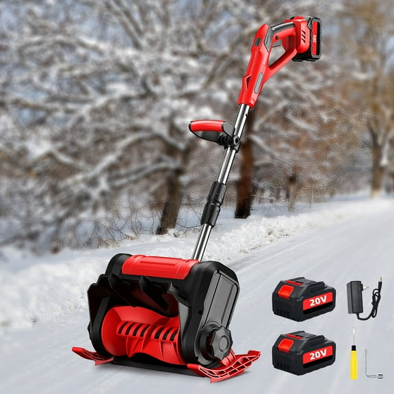 Litheli U20 Cordless Snow Shovel, 20V 13-inch Battery Powered Snow ...