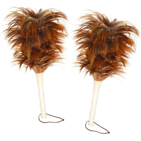 IGUOHAO Rooster Chicken Feather Duster, 2 Pack Dusting Feather, Duster ...