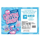 Fun Sweets Classic Cotton Candy, 12 Pack, Individually Packaged ...
