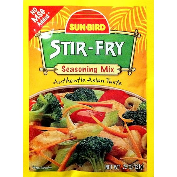 Sunbird Seasoning Mix Stir-Fry , 4 - .74 Ounce Packets - Walmart.com