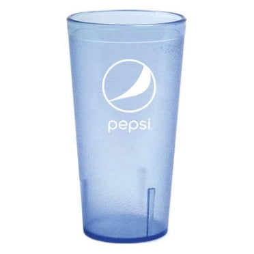 Classic Pepsi Script Logo Royal Blue Plastic Tumblers Set of 4 - 16oz ...