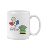 Funny Balloons And Cactus Mug - Smartprints Designs, - Walmart.com