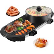Miumaeov 4L/4.2QT Electric Hot Pot Multifunctional Portable Non-stick ...