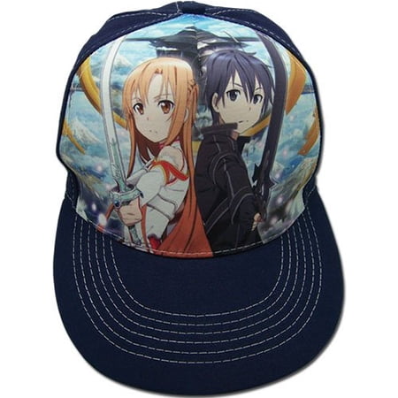 Baseball Cap - Sword Art Online - Kirito & Asuna Sword Ready Hat Anime ...