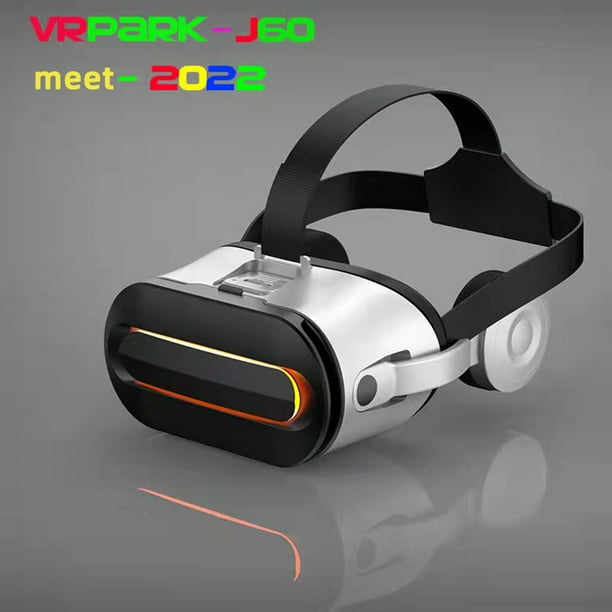 Gafas de realidad virtual VRPARK J60 Phone VR con controlador de auriculares (Plata) | Walmart ...