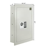 PARAGON SAFES Electronic Flat Wall Safe Box with Digital Keypad and 2 ...