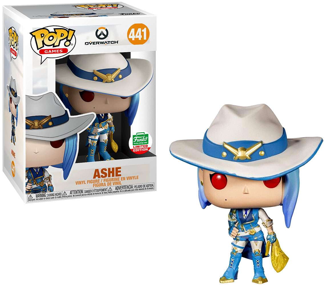 Overwatch Funko POP! Games Ashe Vinyl Figure - Walmart.com