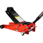 Big Red Hydraulic Lifting Jack, 3/4 Ton (1,500 lb) Capacity, Red ...