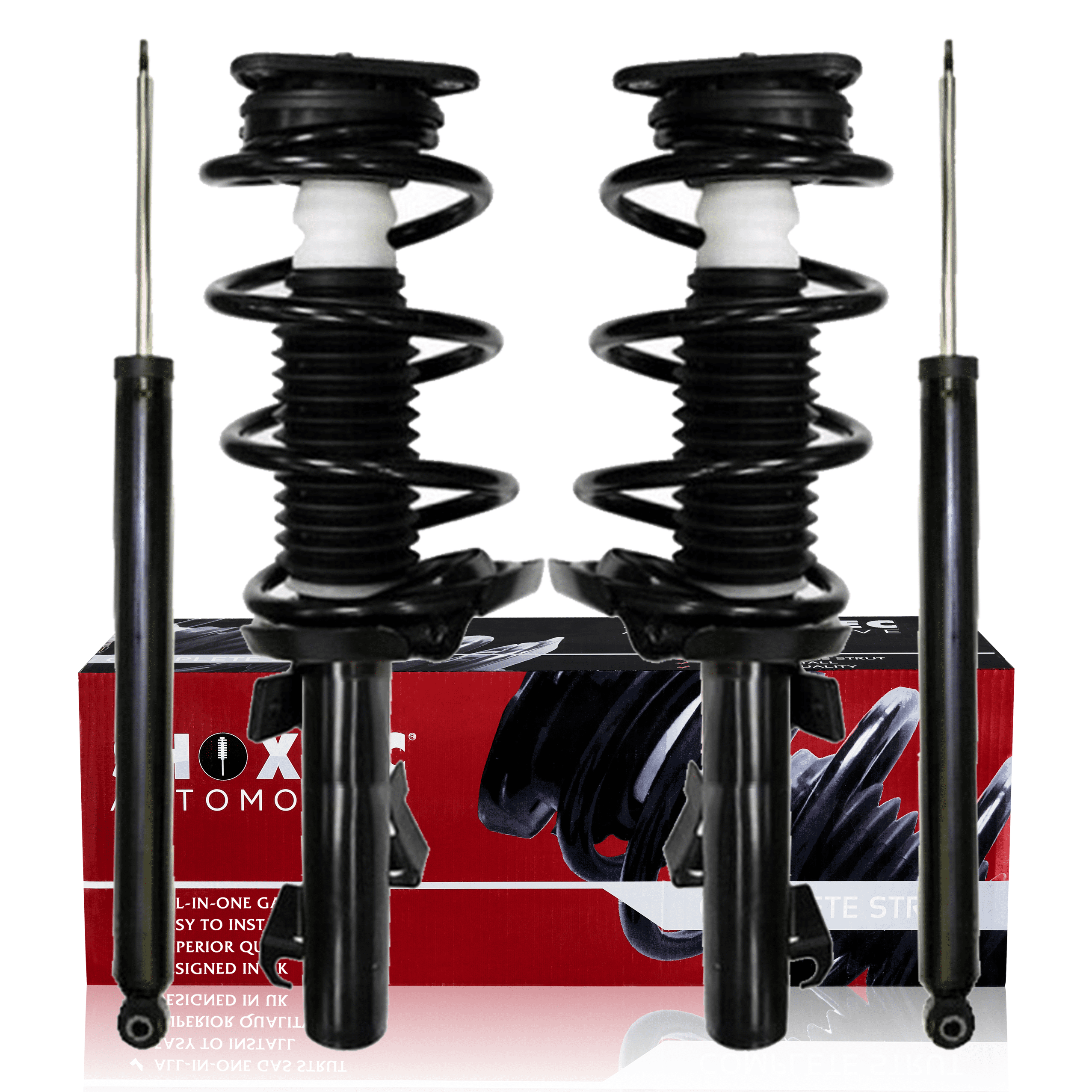 Shoxtec Full Set Complete Strut Shock Absorbers Replacement for 2004 ...