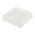 Taipei Clear Plastic Lid - Fits Square Poplar Straight Container - 100 ...
