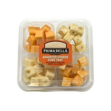 Prima Della Colby Jack Cheese Cubes Cup 6 oz Fresh Snack for Party Dips ...