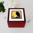 CafePress - The Raven - Keepsake Box, Finished Hardwood Jewelry Box ...