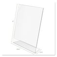 Deflecto Classic Image Slanted Sign Holder, Portrait, 8.5 x 11 Insert ...